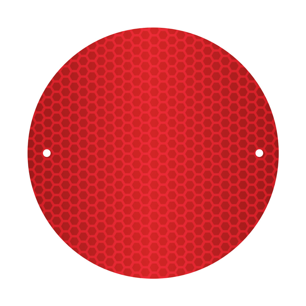 Timber Bollard screw On Reflective Discs – Reflective Supplies