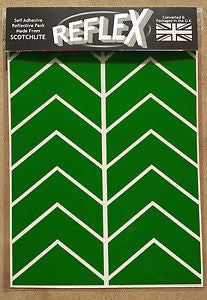 Reflex A4 Decals - Chevrons – Reflective Supplies